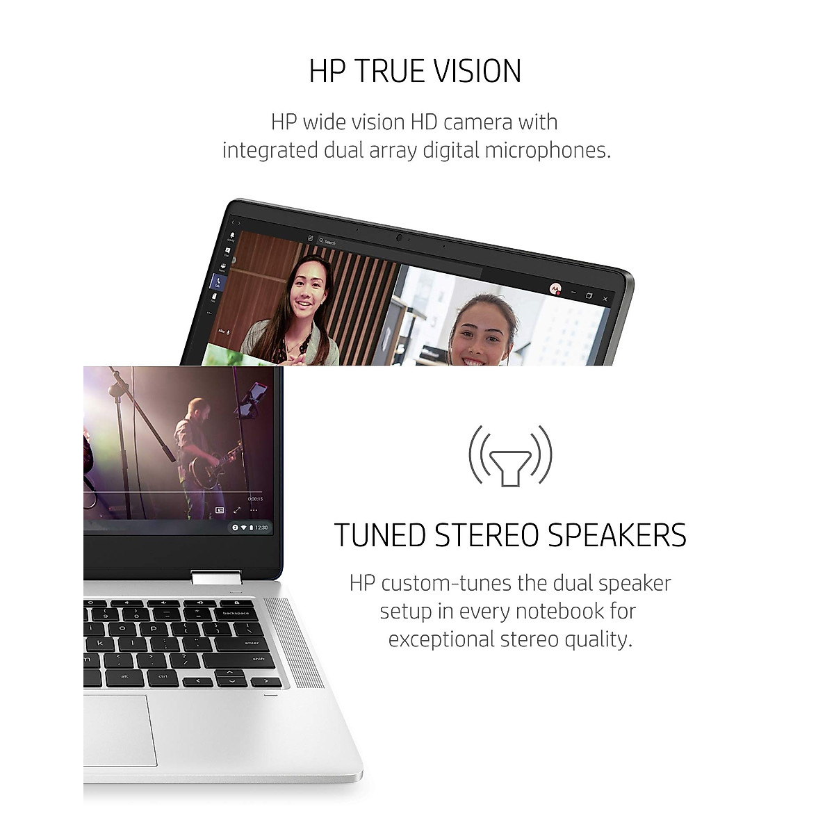 HP Chromebook x360 14a Laptop - Dual Core Intel Celeron N4020 - 4 GB RAM - 32 GB eMMC Storage - 14-inch HD Touchscreen - Google Chrome OS - Lightweight and Long Battery Life (14a-ca0010nr, 2020)