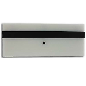 Premium 10 Inch White Paper Cutter Jogging Block - 4 Inch High