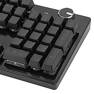 Archuu Mechanical Gaming Keyboard, RGB LED Rainbow Backlight Mechanical Keyboard Wired Gaming Keyboard E-Sport Gaming Home Office Notebook Computer Universal K620D(Black)