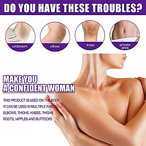 Intimate Bleaching Cream for Women,Crema blanqueadora íntima para mujeres,Underarm Bleaching Serum Whiten Butt Knee Brighten Inner Thigh Intimate Parts Dark Remove Melanin (1pcs,B-20ML)