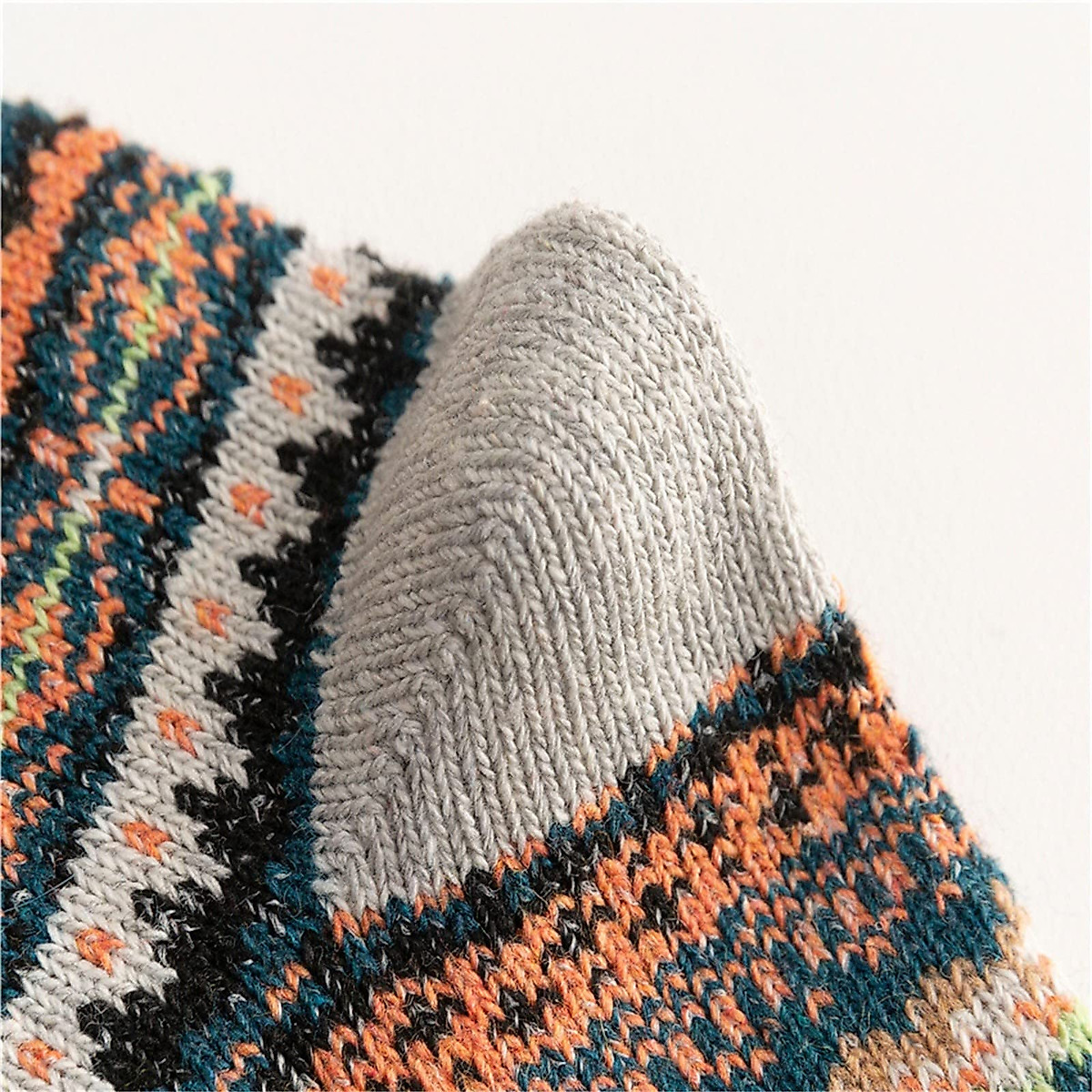 MANHONG Mens Socks Warm Socks Winter Thickened Socks Fashion Outing Socks Indoor Big And Tall Socks Size 13-16 Men