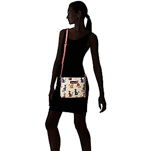Signare Tapestry Crossbody Purse Small Shoulder Bag for Women with Cheeky Cat Design (XB02-CHEKY)