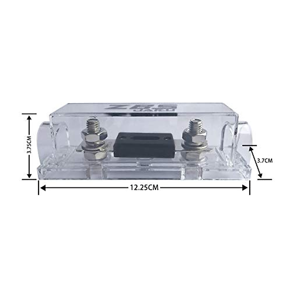 ZBSJAKU 0/2/4/8 Gauge AWG 150 Amp ANL Fuse Holder Wire Inline Fuse for Car Audio (150A) (2 Packs)