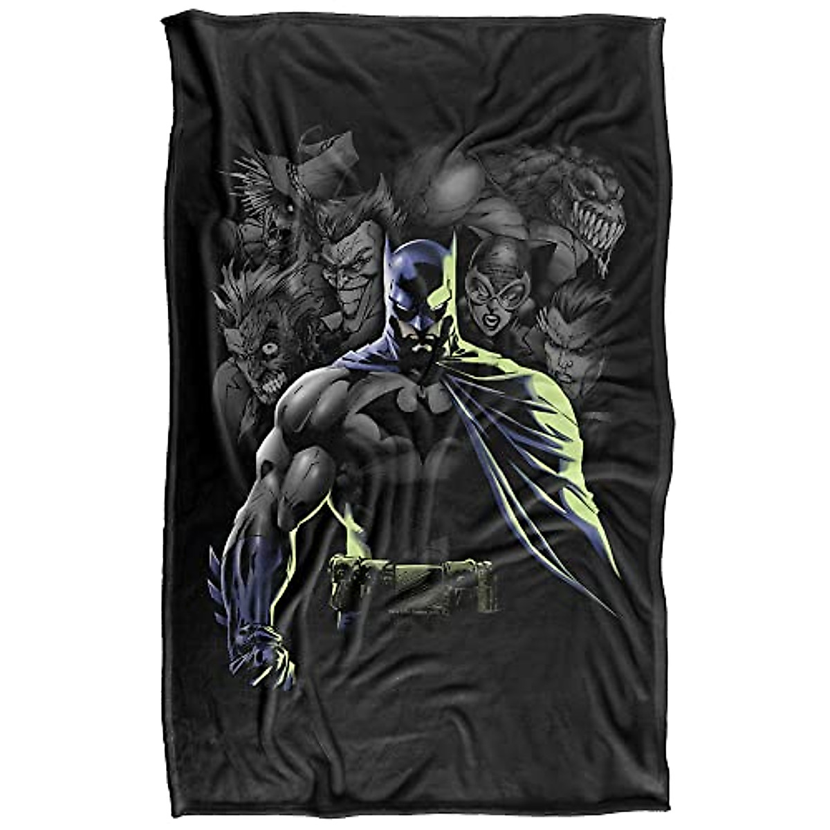 Batman Villains Unleashed Silky Touch Super Soft Throw Blanket 36" x 58",Villains Unleashed