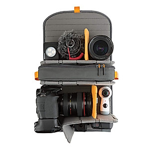 Lowepro Freeline Camera Backpack 350 AW, Black. Versatile Daypack Designed for Travel, Photographers and videographers. for DSLR, Mirrorless, Laptops, Bridge, CSC, Lenses and Travel Gear.