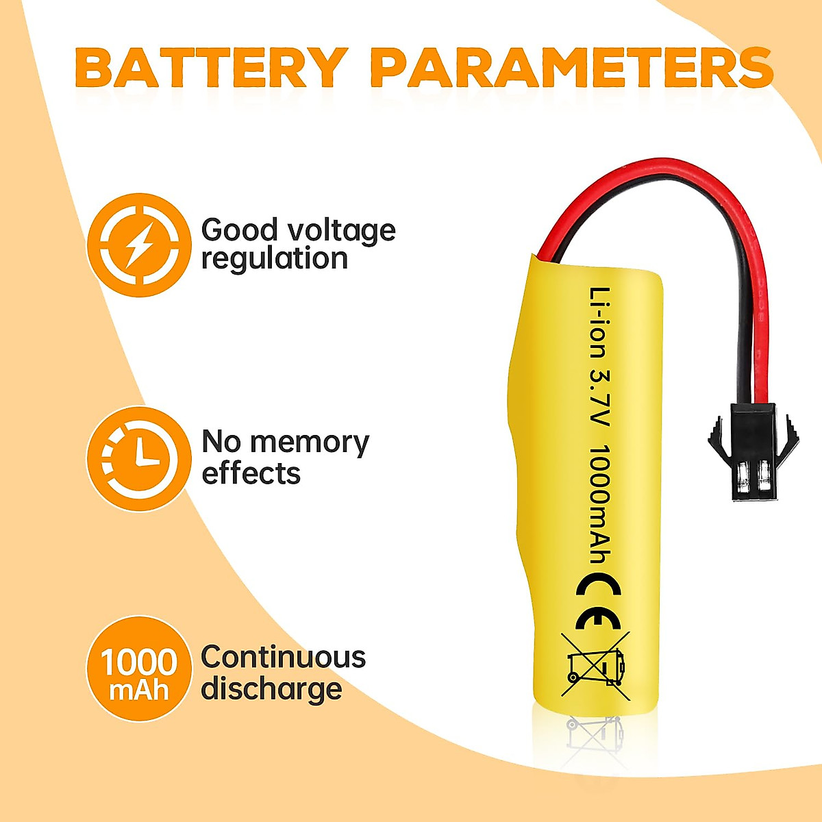 sea jump 3PCS 3.7V 1000mAh Li-ion Battery with USB Charging Cable for TB202 TB201 TM201 TM202 TC141 DE35 DE38 DE40 DE50 DE84 S767 SL-356A 1220A RC Stunt Car RC Toy Car RC Rolling Car Battery