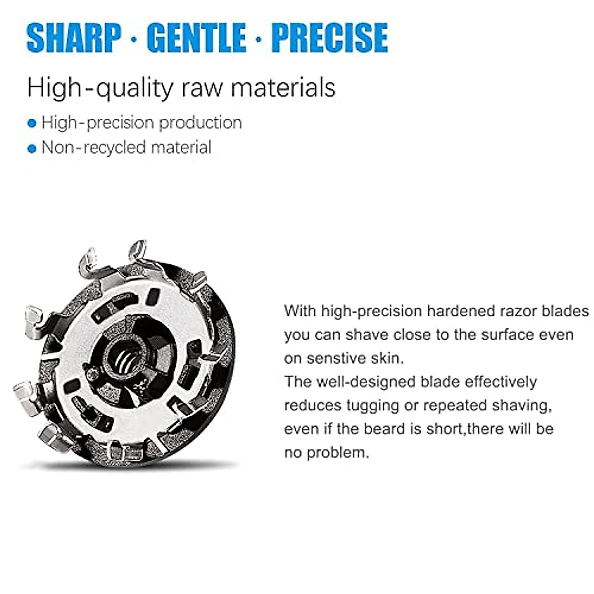 SH50/52 Replacement Heads for Philips Norelco 5000 Replacement Heads for Philips Norelco Electric Razor Shavers Blades Series 5000(S5xxx), AquaTouch,PowerTouch,Upgrade SH50 MultiPrecision Blades 6Pack