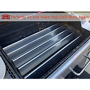 Leship 22.5" Flavorizer Bars Replacement for Weber 7536 65903 Spirit 700 Genesis Silver B/C Gold B/C Platinum B/C, Spirit 300 Series (with Side Control) Weber 900 and Other Grills (304SS)