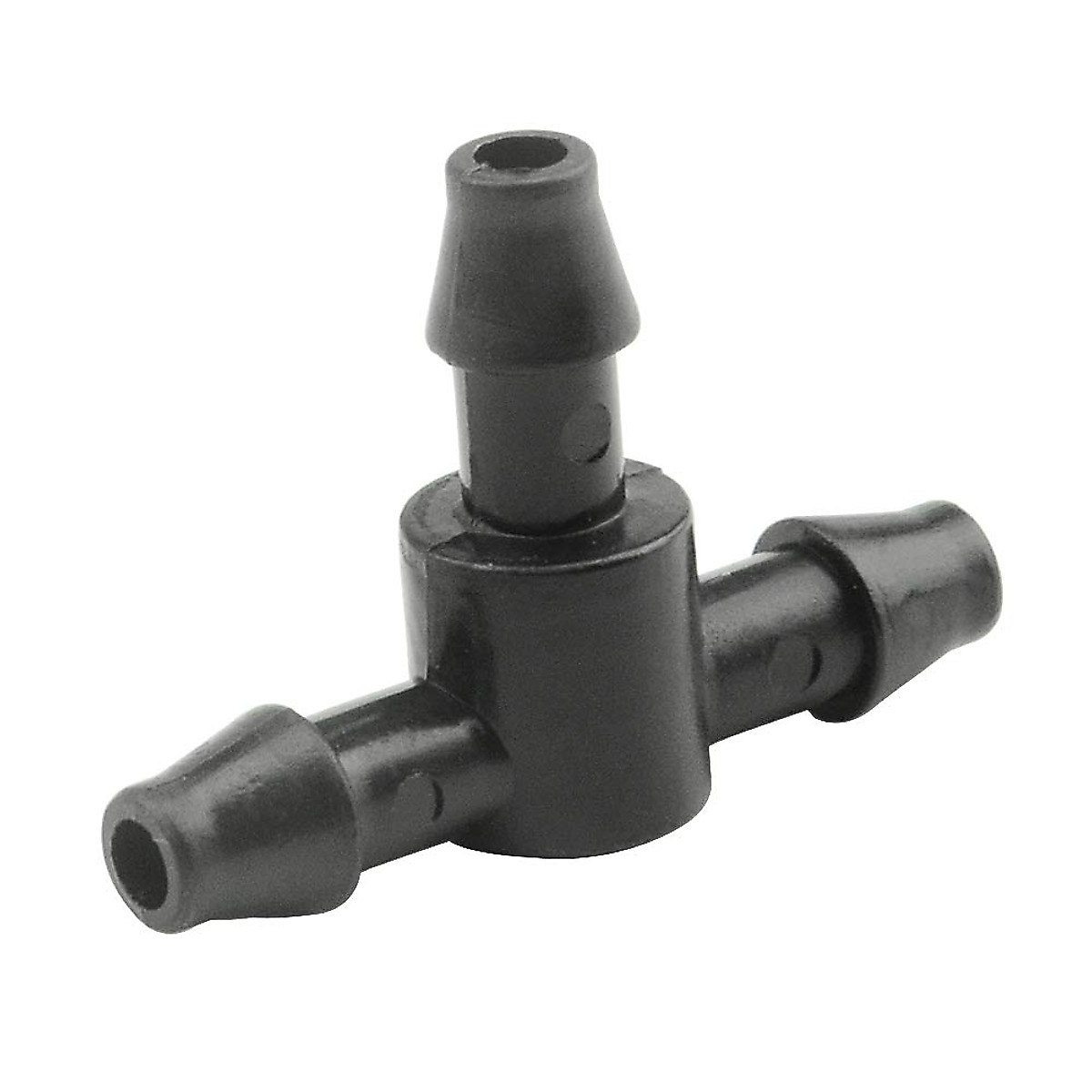 XINGYHENG 100pcs 8 Holes Button Drop Adjustable Flow Dripper with 40PCS Tee Connector Spray Dripped Integral Emitter Nozzle Sprinkler Irrigation System for Flower Garden