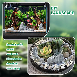 Warmtree 10Pcs Diorama Rocks Fake Rock Miniature Stone Rock Statue for Diorama Supplies Micro Train Landscape Railway Sand Table Halloween Miniatures