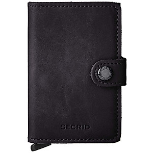 Secrid Men's Card Cases, Black, One Size
