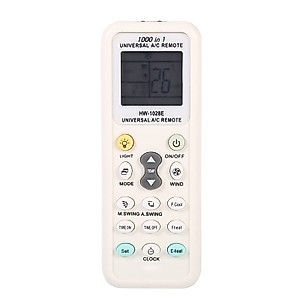 K-1028E Universal Remote Control for Most Air Conditioning, Air Conditioner Remote Control Replacement for Midea Gree LG