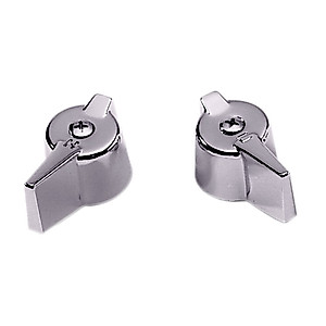 Danco 80681 G-4H Handle, For Use With Gerber Faucets, 1-1/4 In Dia X 1 In H, Metal, Chrome Plated, No Size