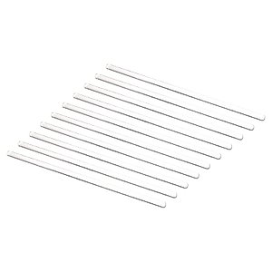 MECCANIXITY 3.3 Borosilicate Glass Stick 11.81" Length 10mm Dia Stir Rod Mixing Tools with Both Ends Round for Lab Kitchen Science 10Pcs