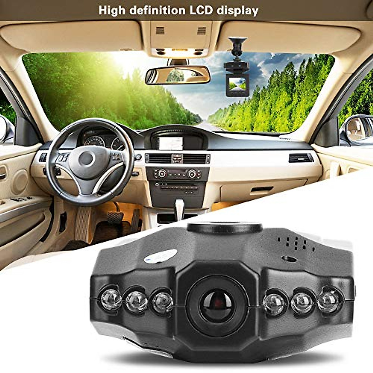 Car DVR, 2.5inches Car DVR Video Recorder Dash Camera Driving Recorder IR Cam CCTV Night Vision