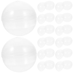 ABOOFAN Vending Machines 20pcs Gumball Vending Machine Capsules Bulk Small Round Capsules Clear Containers for, Party Favor Prize, Themed Party Favors 80mm Claw Machine Balls
