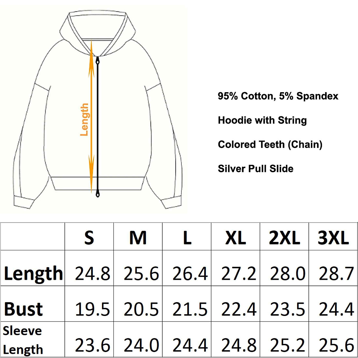 Women's Active Casual Thin Cotton Zip Up Hoodie Jacket, Charcoal Grey, Medium, 1 Piece