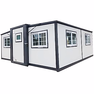 BloomBliss Villa - Multipurpose Ready to use Cost Effective Modern Living Solution Expandable Prefab House for Living and Working(19x20ft)