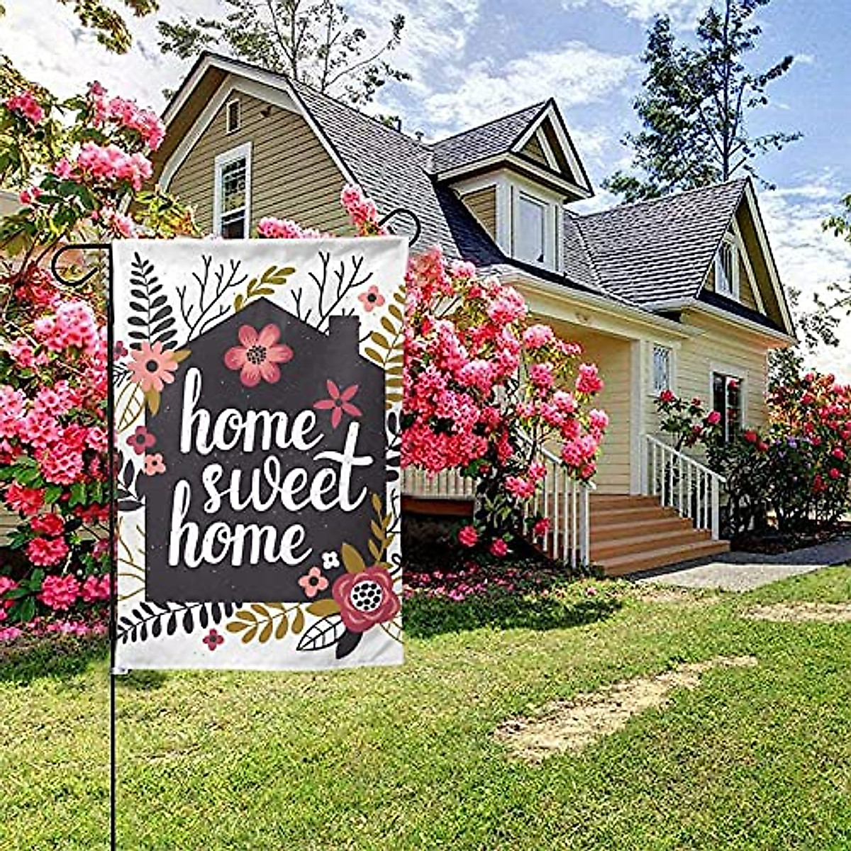 Custom Garden Flag, Personalized Yard Flags Decor, Add Your Own Picture/Text House Lawn Banner Double Sided Home Wall Decoration 12.5"x18"