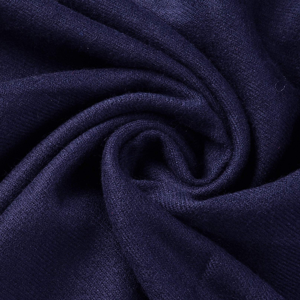 QBSM Womens Navy Blue Winter Pashmina Scarf Blanket Formal Shawls and Wraps for Evening Dresses