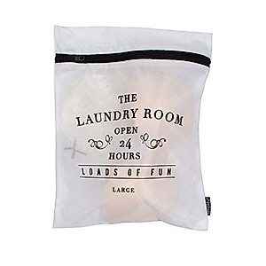 Simplify Mesh Wash Bags | Set 3 Piece | Large, Medium, Small | Laundry | Delicates | Clothing | Socks | Black and White