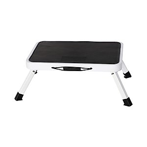 Koreyosh Portable Step Stool Lightweight One Step Ladder Folding Medical Footstool with Non Skid Rubber Platform,330lbs Capacity