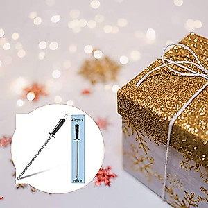 Knife Sharpener Rod,10" Honing Rod Commercial Grade Knife Sharpening Steel Rod Adopt 66HRC Hard Alloy Steel Material With Rosewood handle for Kitchen Knives and Hunting Blade Sharpening (10")