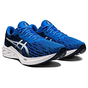 ASICS Men's DYNABLAST 2 Running Shoes, 11.5, ELECTRIC BLUE/WHITE