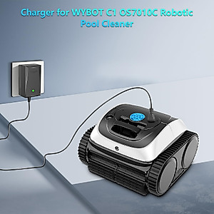 Charger for WYBOT Robotic Pool Vacuum Cleaner Compatible with Wybot C1 OS7010C Cordless Pool Vacuum Cleaner Power Adapter