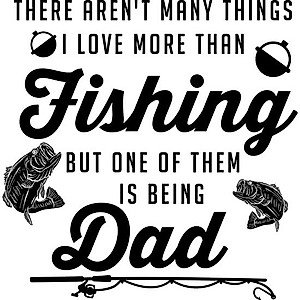 CafePress Love Fishing And Being Dad Ceramic Coffee Mug, Tea Cup 11 oz