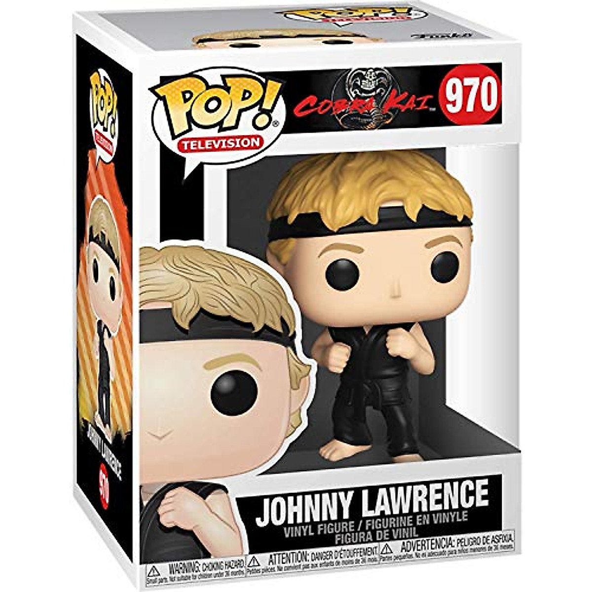 POP Johnny Lawrence [Cobra Kai] Funko Vinyl Figure (Bundled with Compatible Pop Box Protector Case), Multicolor, 3.75 inches