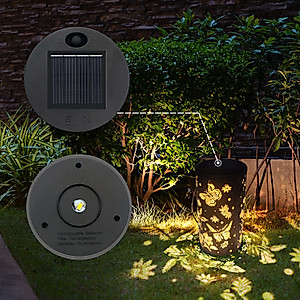 Solar Lights Replacement Top 2 Pack for Outdoor Hanging Lanterns(3.3inch) Use for Outdoor Hanging Lanterns Garden Patio Table Decor