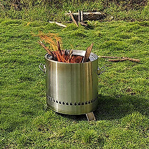 TWDYC Outdoor Large Firewood Stove Convenient Portable Courtyard Stove Party Stove Camping Charcoal Heating Stove