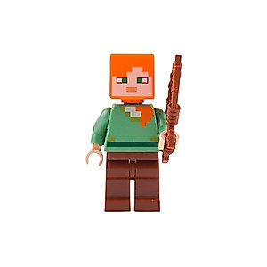 LEGO Minecraft Combo Pack - Steve, Alex, and Zombie Minifigures, 11 pcs