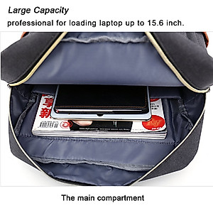 Slim Laptop Backpack for Women, Fashion Travel Rucksack College School Bookbag