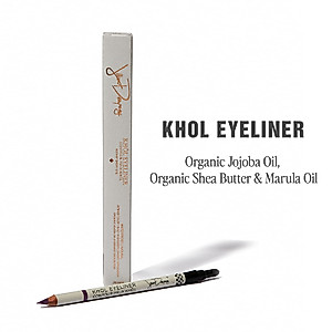 Jillian Dempsey Khôl Eyeliner | Waterproof Eyeliner Pencil with Built-in Smudger | Long-Lasting Intense Color I Deep Burgundy