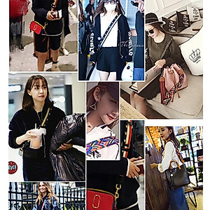 Purse Strap Replacement Guitar Style Multicolor Canvas Crossbody Strap for Handbags (25#)