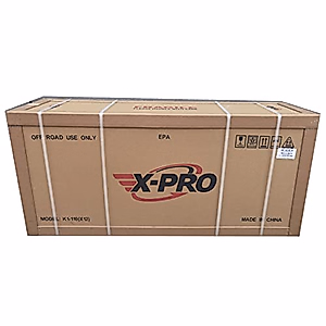 X-PRO X12 110cc Dirt Bike Automatic Transmission Electric Start Gas Dirt Bike Pit Bikes Youth Dirt Pitbike,12"/10" Tires!(Black)