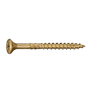 #9 x 2" Saberdrive Tan XL1500 Coated Exterior Star Drive Multi-Purpose Deck Screws 1 LB, Approx. 124 pieces