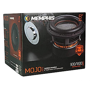 Memphis MJM844 8" 900W RMS Dual 4-Ohm MOJO Series Subwoofers