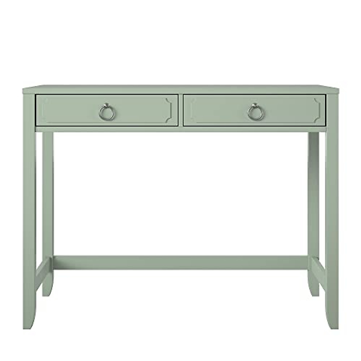 Novogratz Her Majesty 2 Drawer Writing Desk, Pale Green