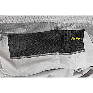 GEARFLAG Pop-up Folding Camper Cover Reinforced Windproof Side-Straps Fits 8'-10', Anti-UV Water-Resistance Triple Layers Heavy Duty for Trailer RV Motorhome (Fits 8' - 10')