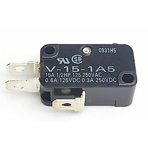 OMRON ELECTRONIC COMPONENTS V-15-1A5 MICRO SWITCH, PIN PLUNGER, SPDT 15A 250V