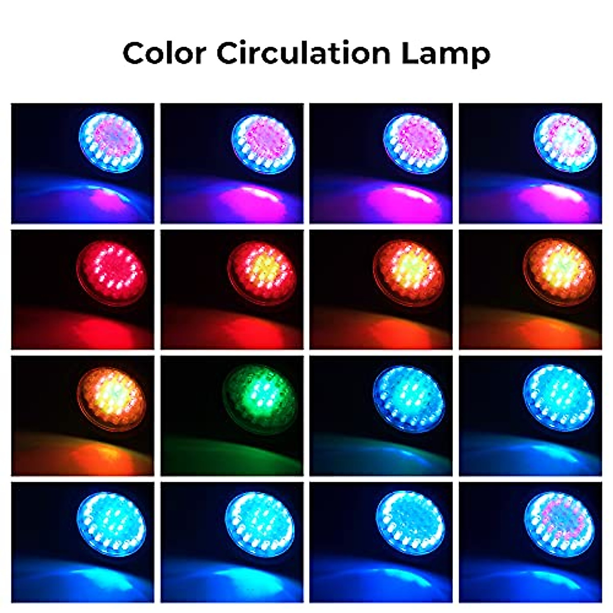 Solar Yard Spot Lights RGB Pond Lights Outdoor IP68 Waterproof Color Changing Spotlights Submersible Fountain Light Colored Dim Adjustable Outside Landscape Lights for Garden Lawn House Flag, 4 Pack