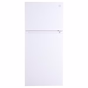 Kenmore 30 in. 18.1 cu. ft. Capacity Refrigerator/Freezer with Adjustable Glass Shelving, Humidity Control Crispers, Ice Maker, ENERGY STAR Certified, White