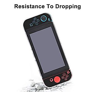SUPNON Closeup Alcohol Ink Abstract Painting Soft Compatible with Nintendo Switch Console & Joy-Con Protective Case, Durable Flexible Shock-Absorption Anti-Scratch Drop Design39311