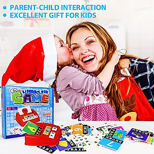 elecnewell Learn to Write Workbook, Numbers Letters Practicing Book Handwriting Educational Montessori Toy for Home Classroom Kindergarten Preschool Kids