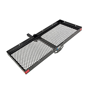 Pro Series 6502 StrongArm Hitch Mounted Folding Cargo Carrier for 2” Receivers , Black