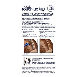 Clairol Root Touch-Up by Nice'n Easy Permanent Hair Dye, 6R Light Auburn/Reddish Brown Hair Color, Pack of 2