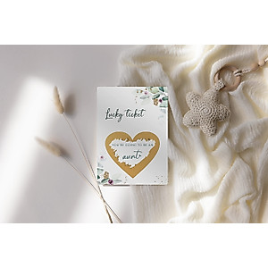 Joli Coon Pregnancy announcement scratch card - You are going to be an aunt - Baby announcement with envelope - Eucalyptus